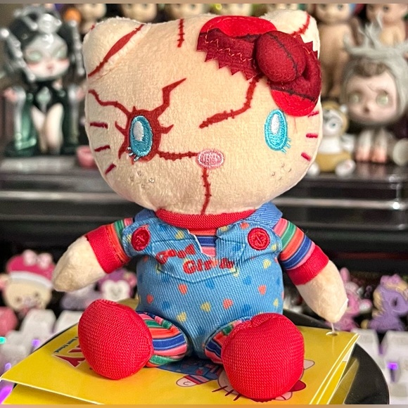 Sanrio | Toys | Chucky X Hello Kitty Shoulder Buddy Plush With Magnet ...